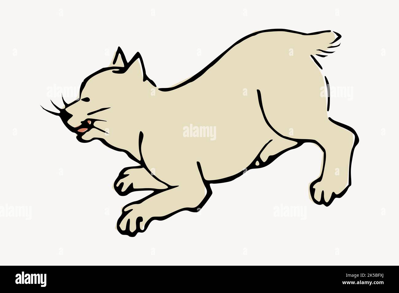 Cat, animal clipart, illustration vector Stock Vector Image & Art - Alamy