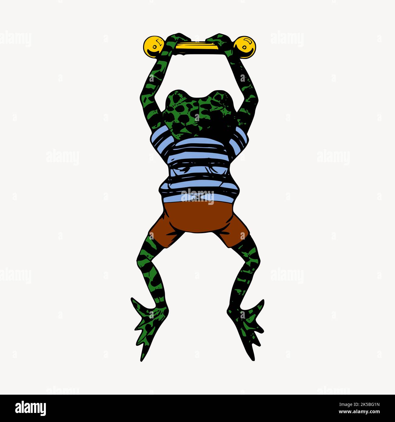 Frog cartoon clipart, illustration vector Stock Vector Image & Art - Alamy