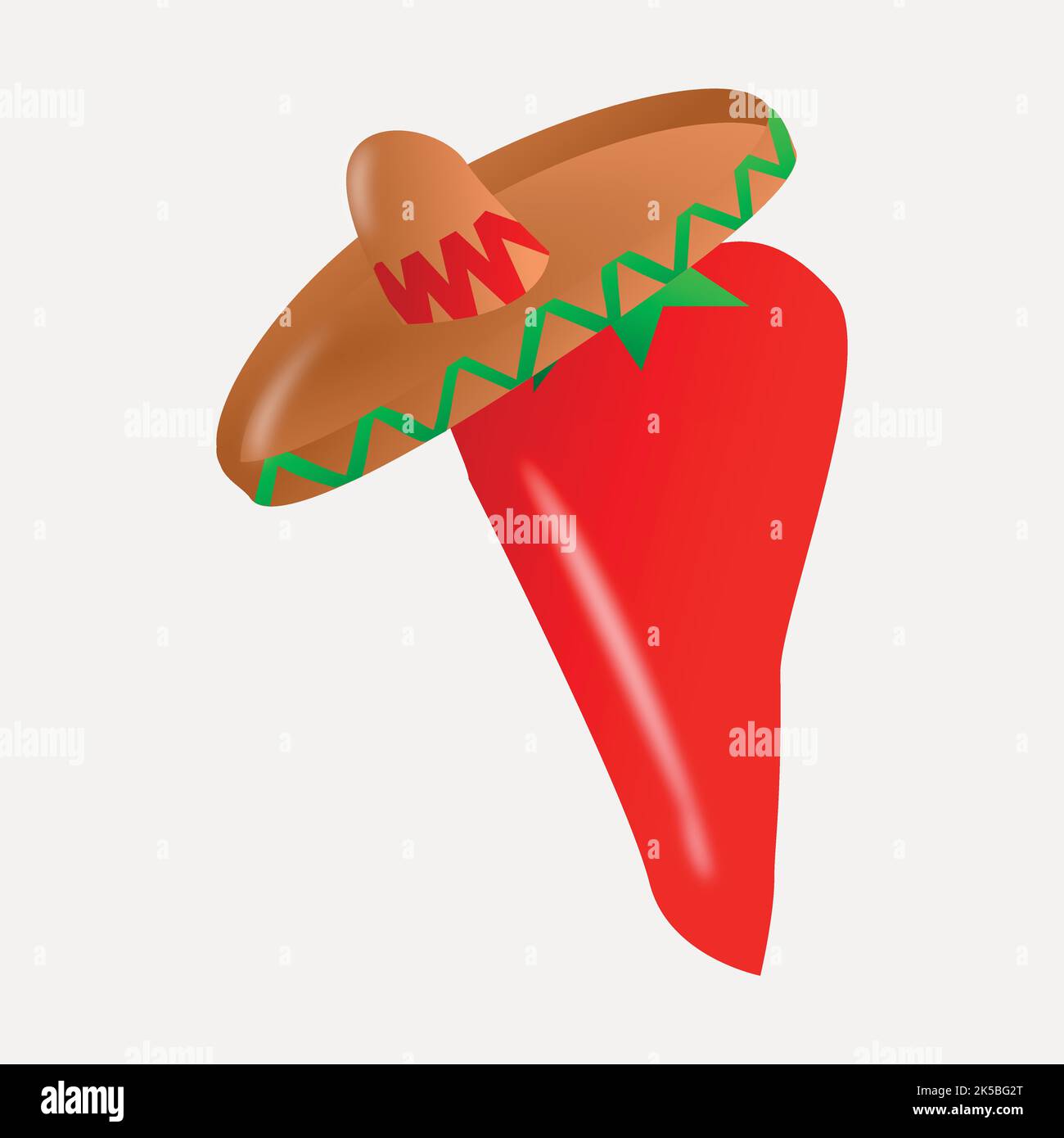 Sombrero pepper clipart Stock Vector Images - Alamy