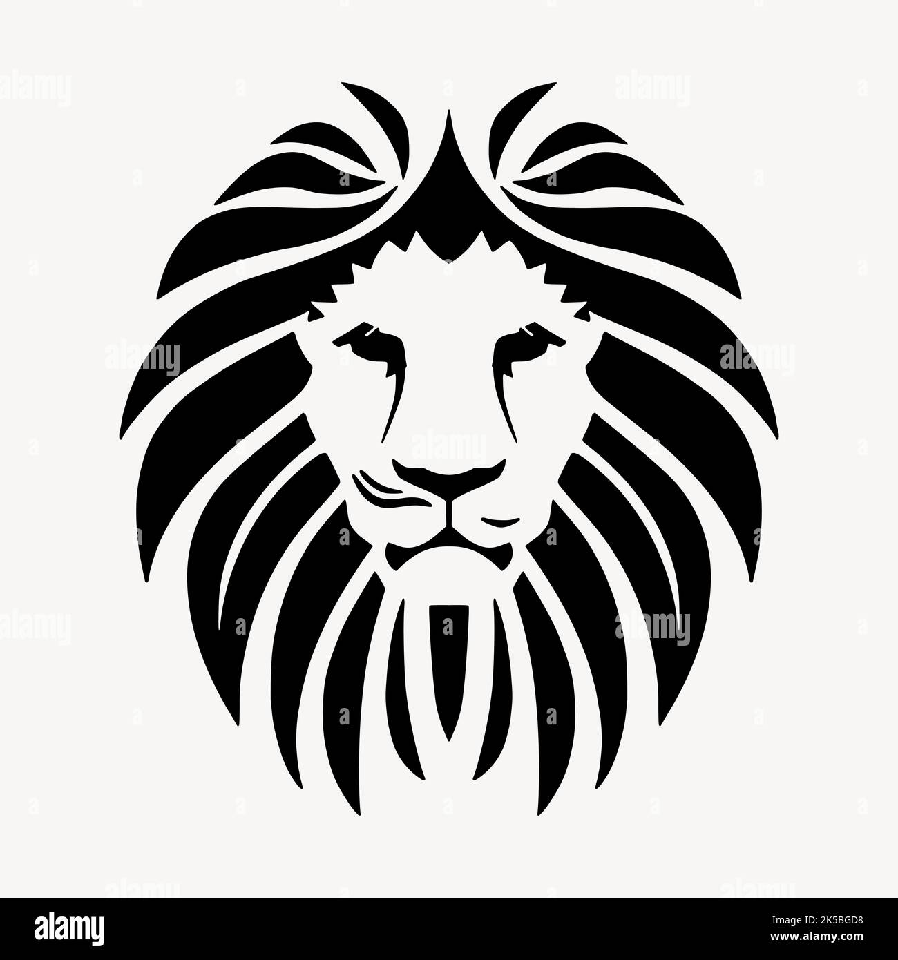 Lion head drawing, illustration vector Stock Vector Image & Art - Alamy