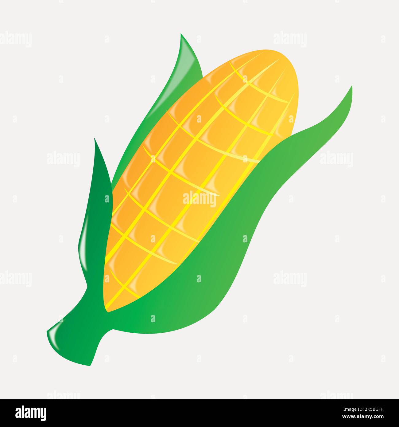 Corn, vegetable clipart, illustration vector Stock Vector Image & Art ...