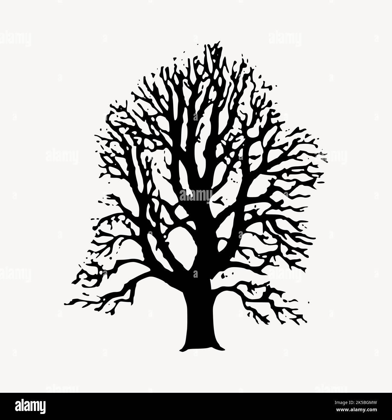 Tree collage element illustration vector Stock Vector Image & Art - Alamy