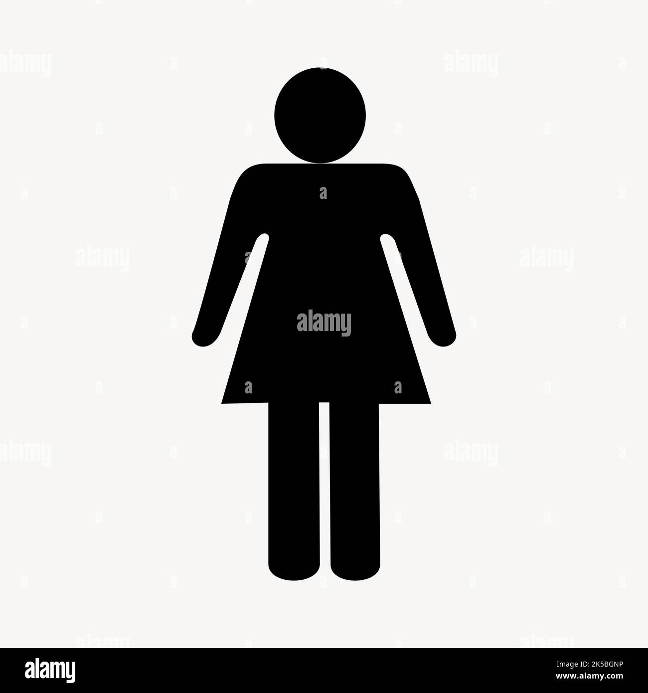 Woman symbol collage element illustration vector Stock Vector Image ...