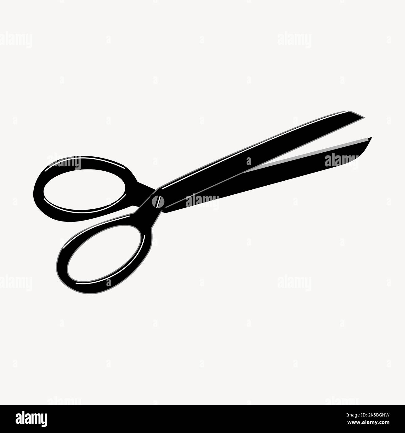 Scissors collage element Stock Vector Images - Alamy