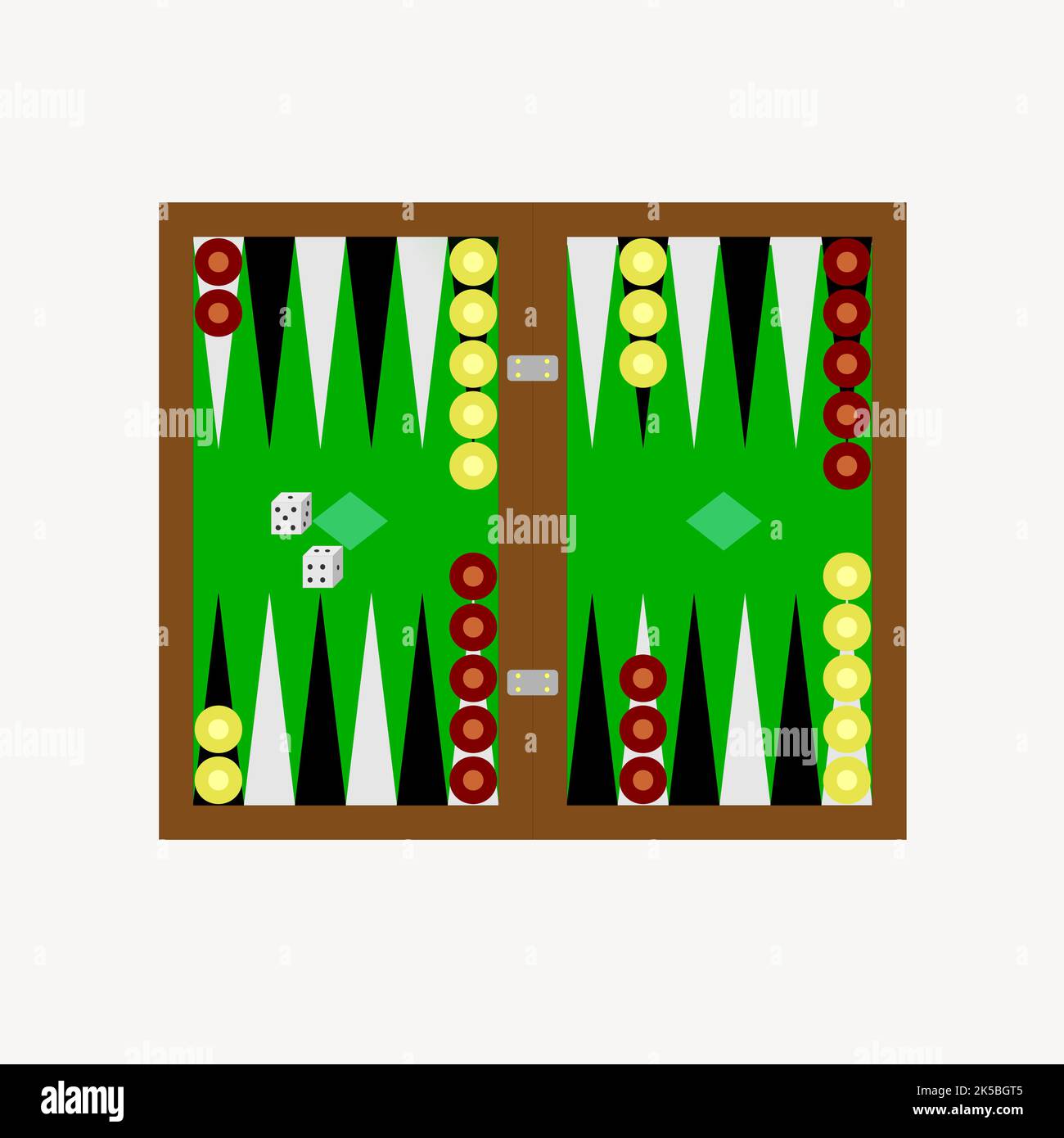Backgammon game clipart hi-res stock photography and images - Alamy