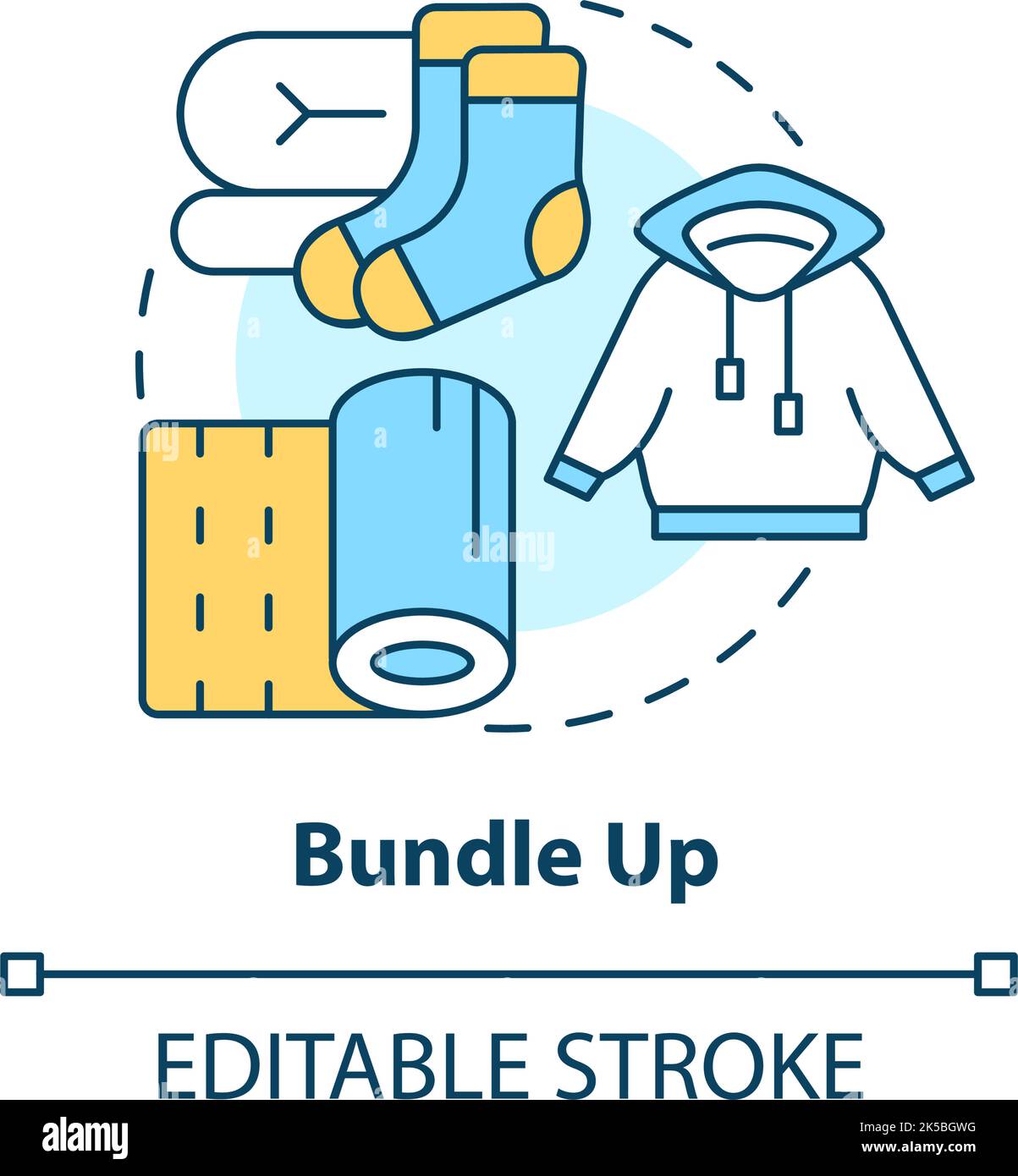 Bundle up concept icon Stock Vector Image & Art - Alamy Bundle up concept icon Stock Vector Image & Art - Alamy