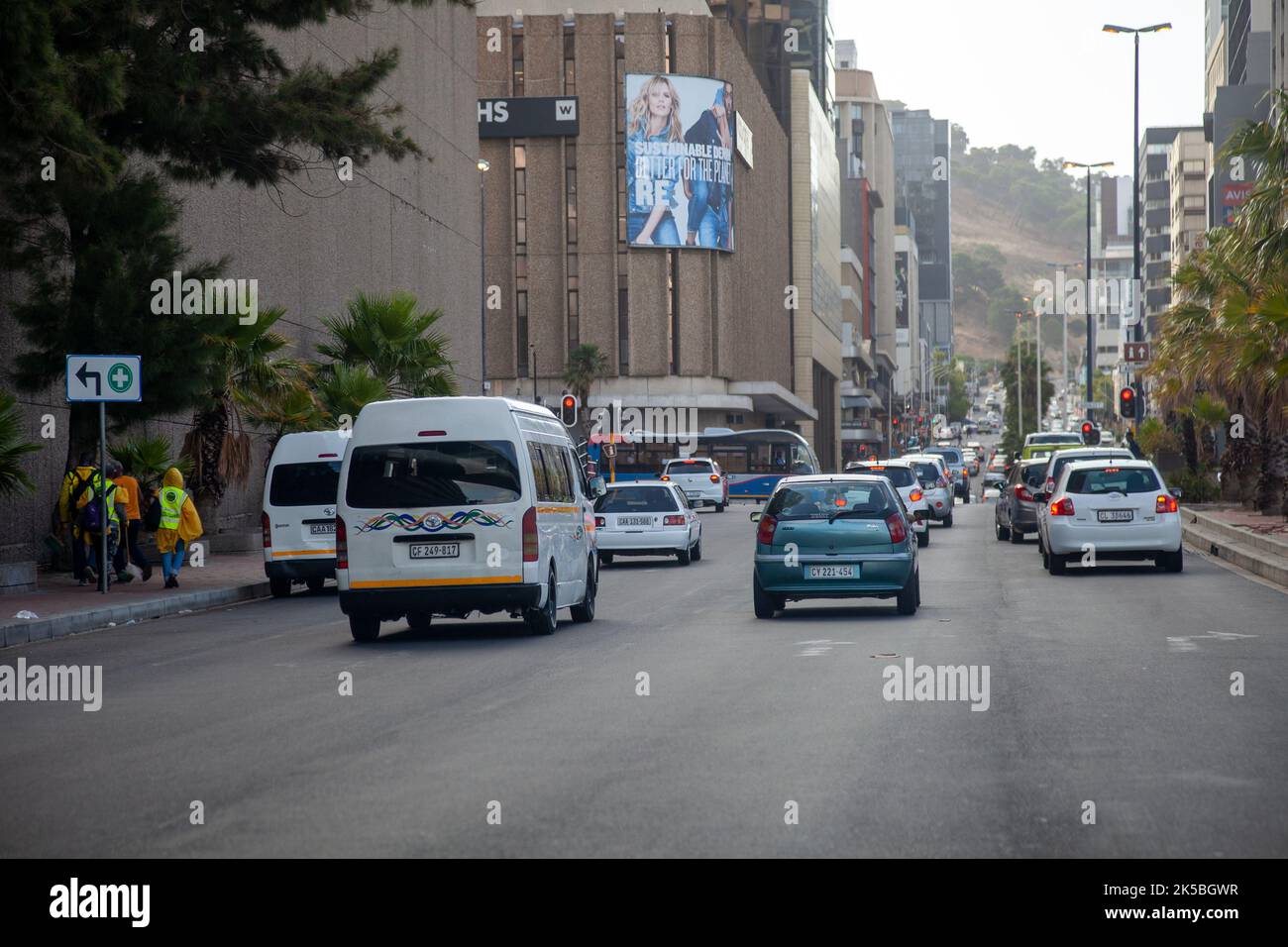 Strand Street in Heart of Cape Town - South Africa Stock Photo - Alamy