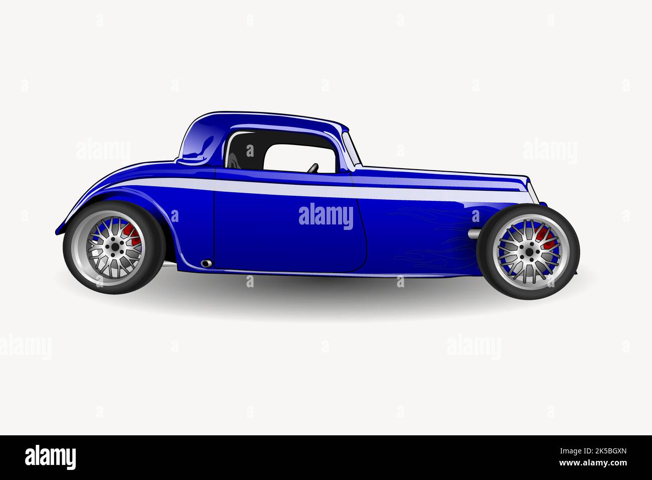 Classic car clipart, illustration vector Stock Vector Image & Art - Alamy