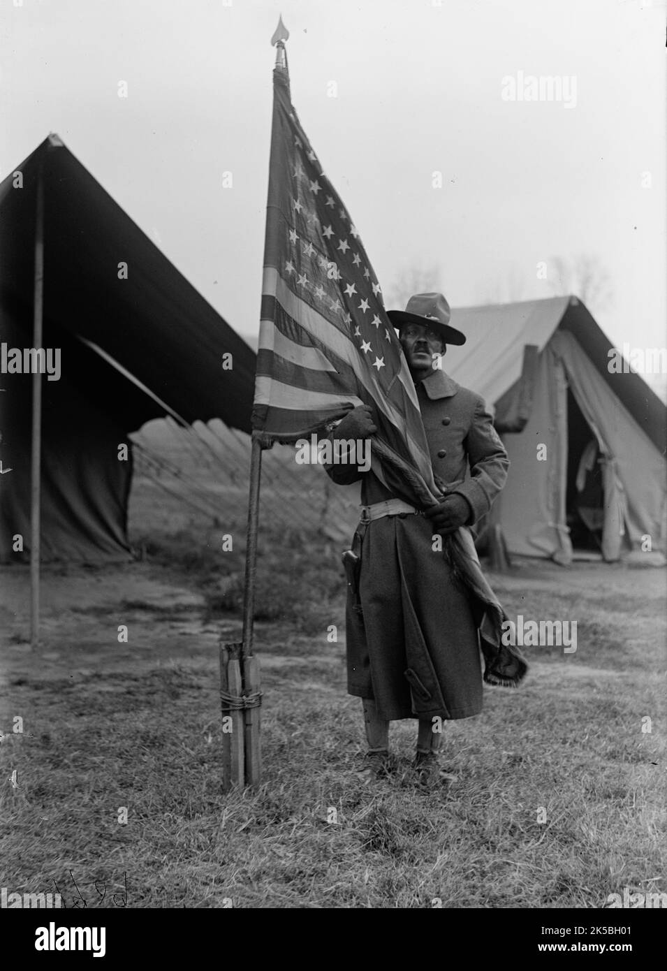 Army, U.S. Negro Troops, 1917. [African American soldier] Stock Photo ...