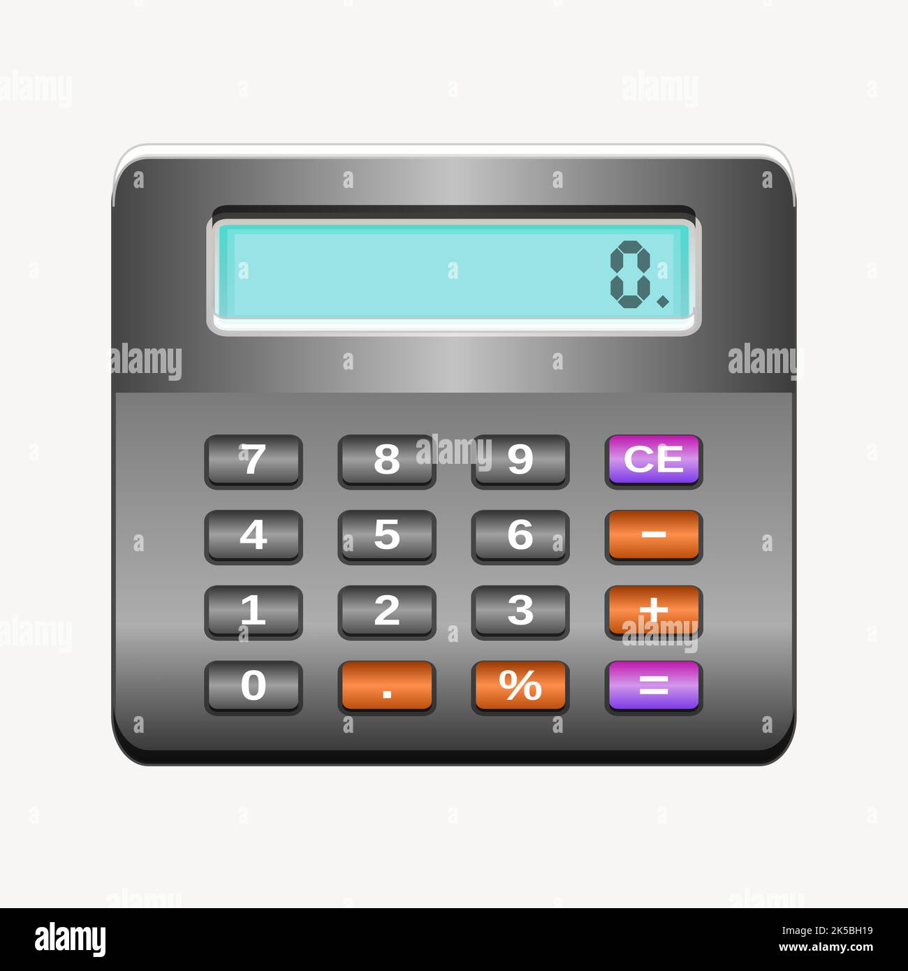 Calculator clipart, illustration vector Stock Vector Image & Art - Alamy