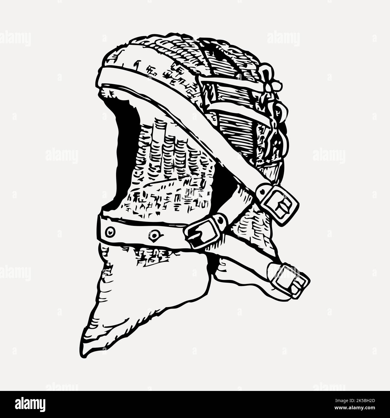 Medieval helmet drawing hi-res stock photography and images - Alamy