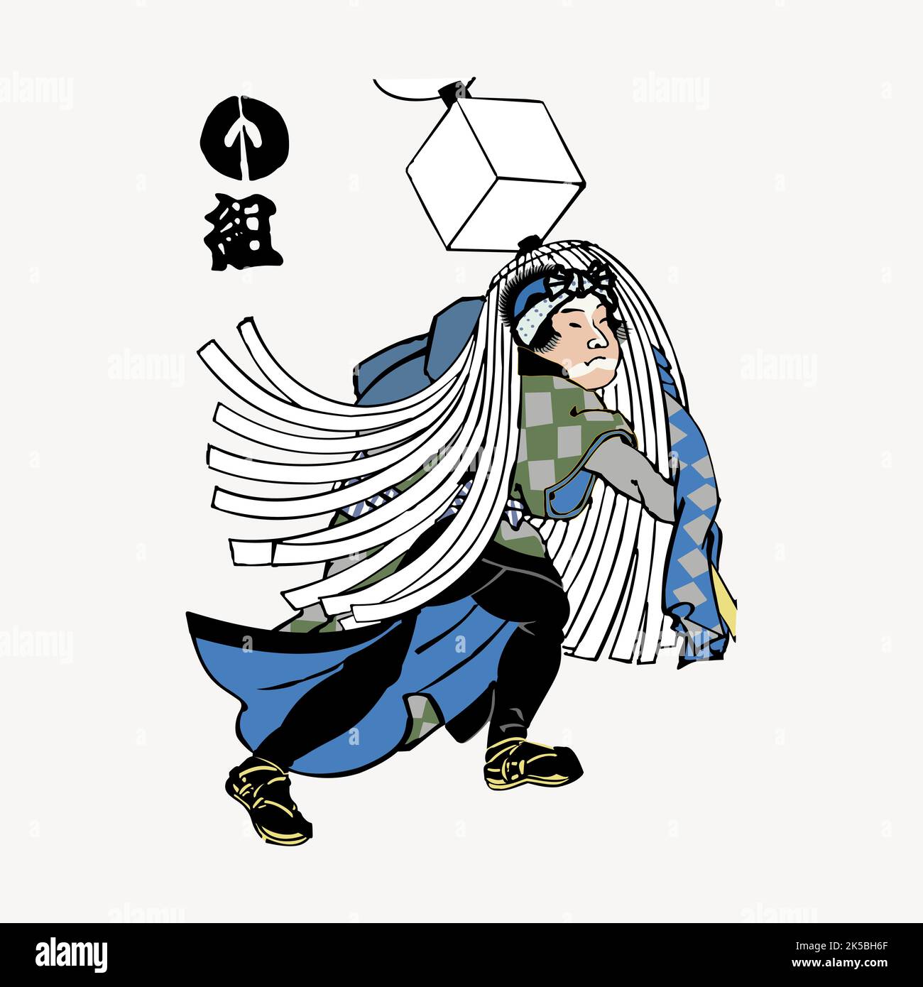 Edo firefighter clipart hi-res stock photography and images - Alamy