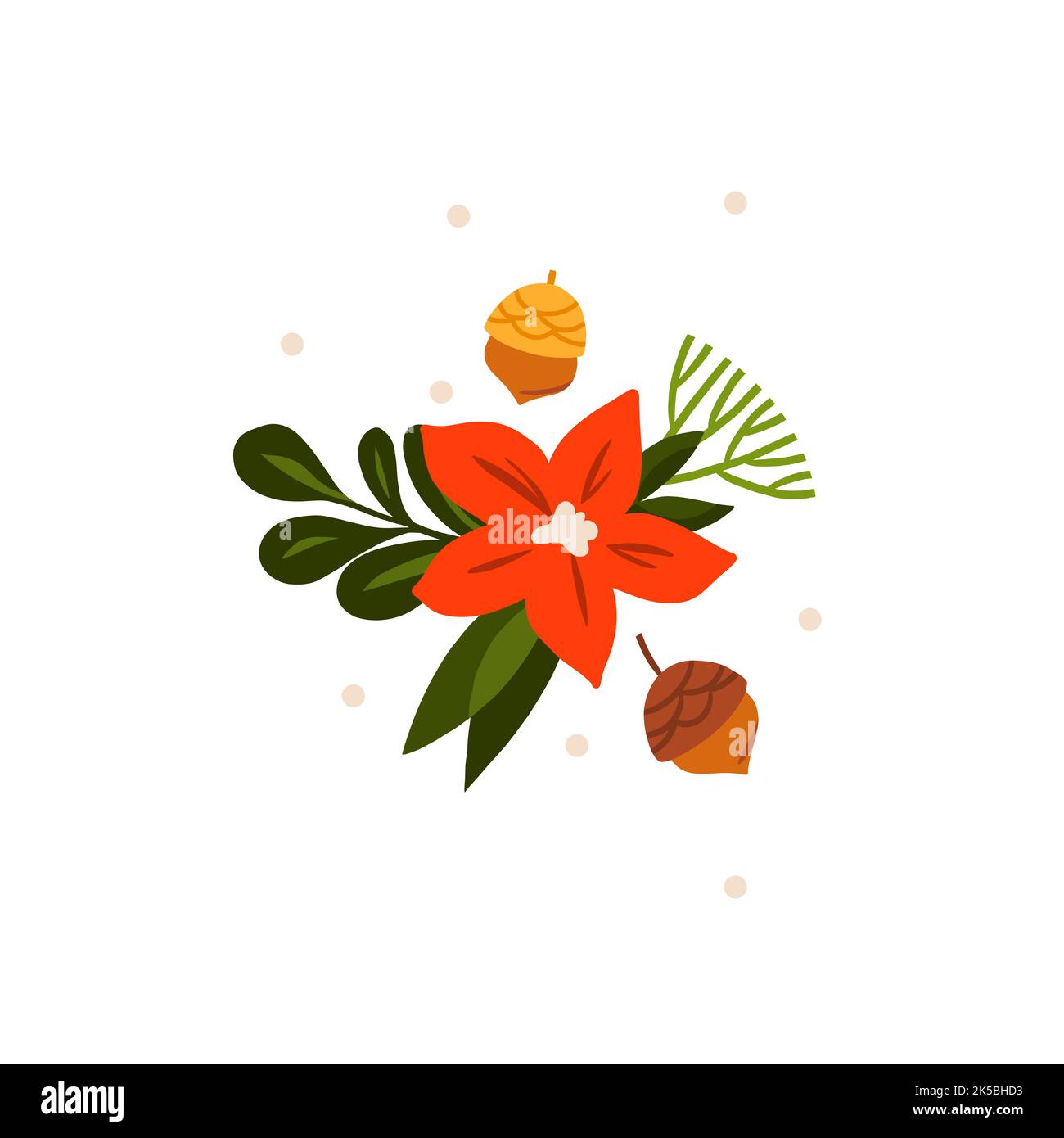 Hand drawn vector abstract graphic Merry Christmas and Happy new year ...