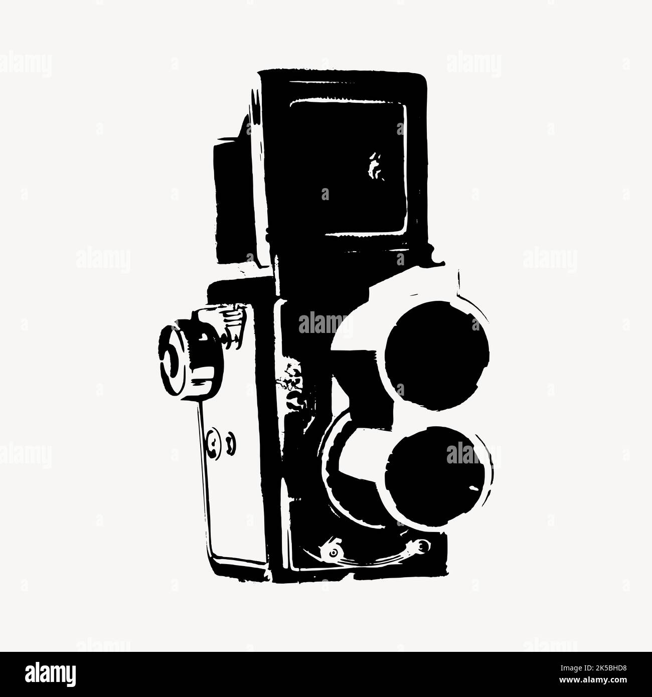 Old camera collage element illustration vector Stock Vector Image & Art ...