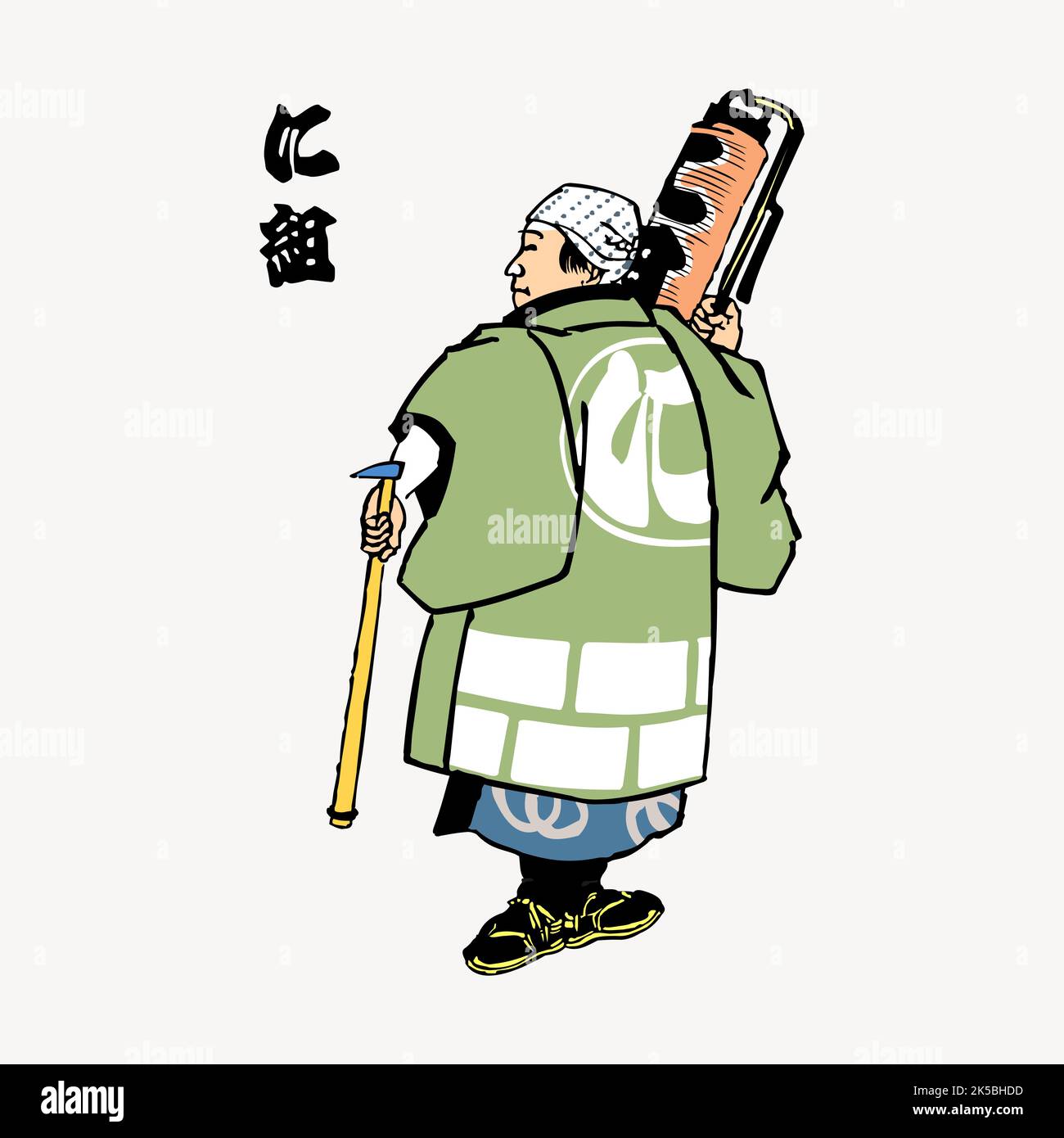 Edo firefighter clipart hi-res stock photography and images - Alamy