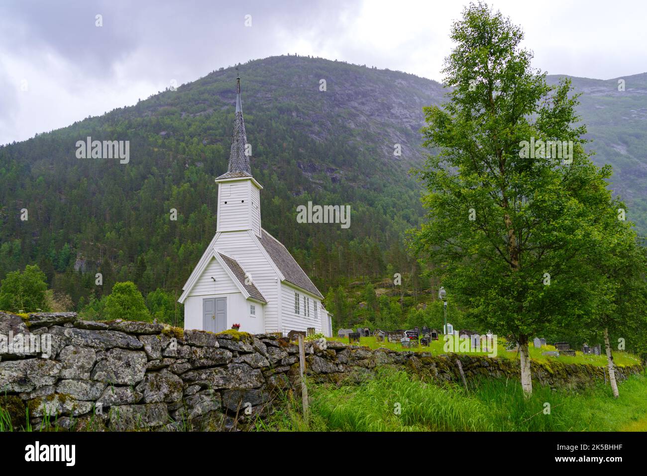 Typical norwegian church hi-res stock photography and images - Alamy