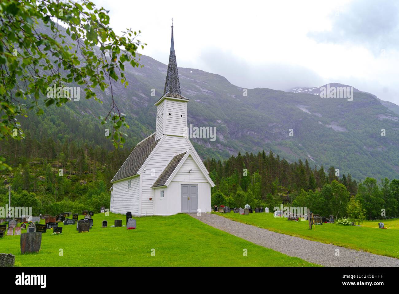 typical wooden norwegian church Stock Photo - Alamy