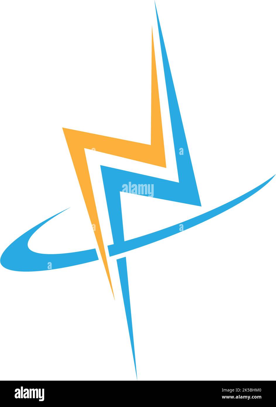 Lightning logo icon design illustration template Stock Vector Image ...