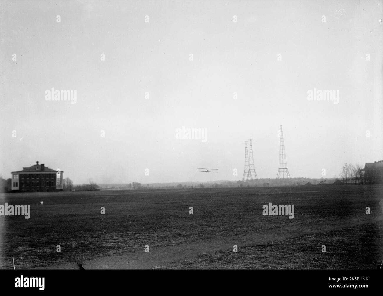 Aviation, Army - Early Type Thomas Flyer, Tractor Biplane, 1914 Stock ...