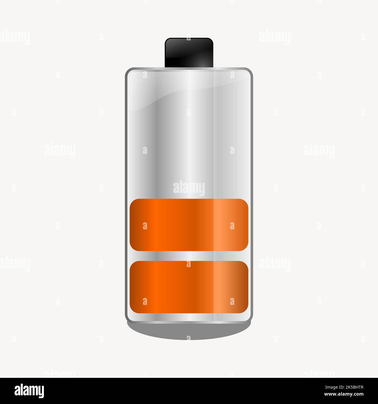 Battery level collage element illustration vector Stock Vector Image ...