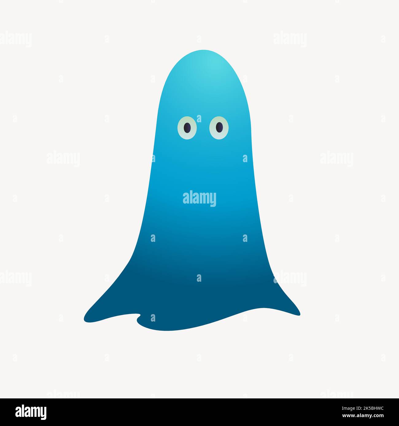 Blue creature character clipart, Glitch game illustration vector Stock ...