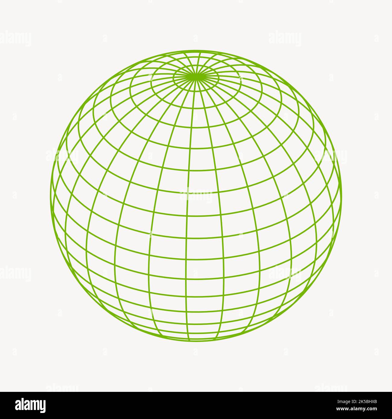 Grid globe collage element illustration vector Stock Vector Image & Art ...