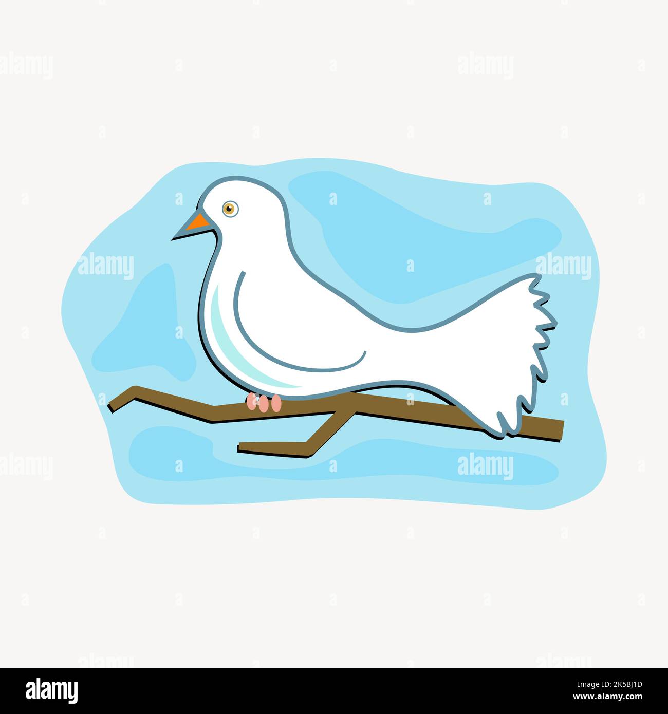 White bird collage element illustration vector Stock Vector Image & Art ...