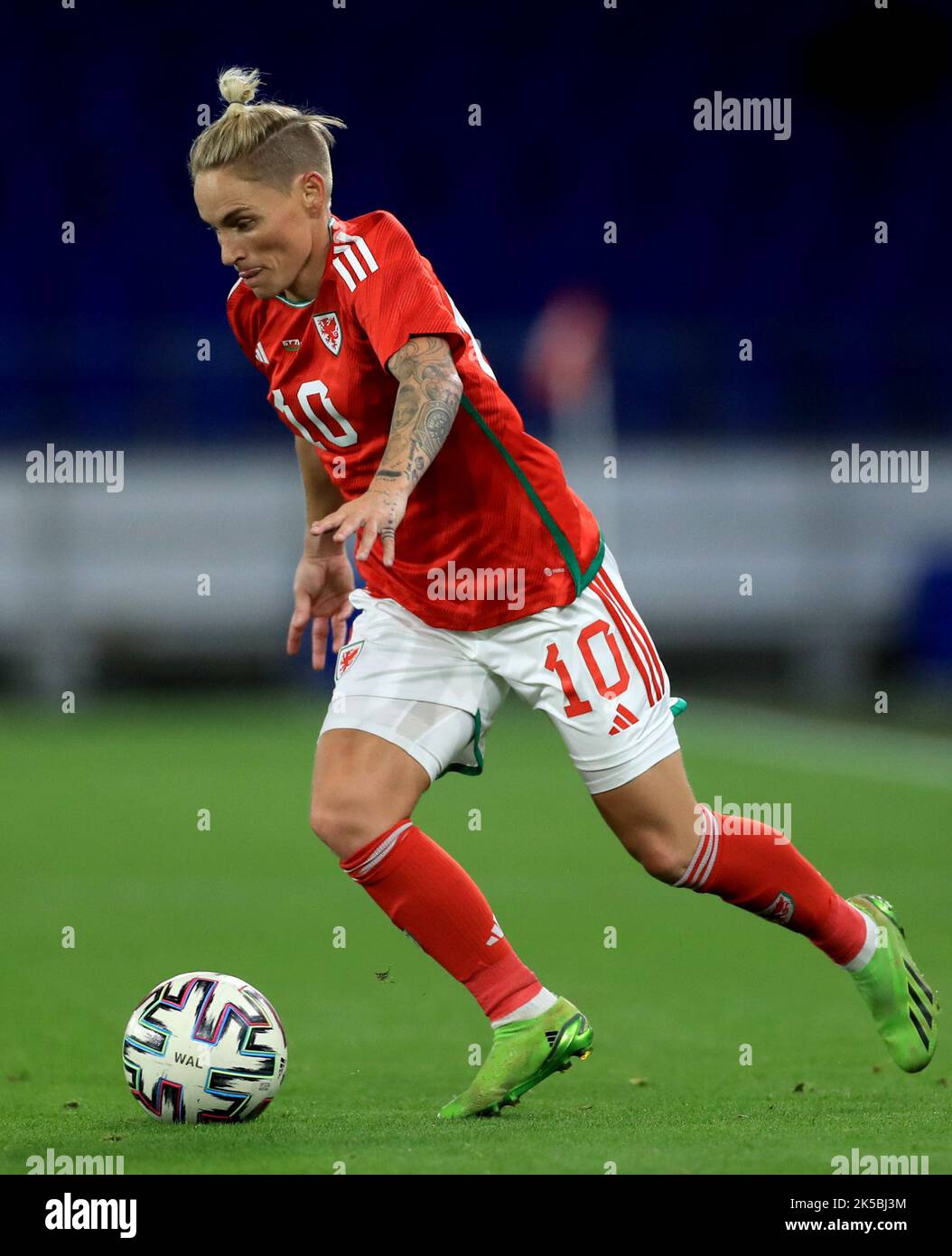 Wales’ Jess Fishlock in action during the FIFA Women's World Cup play ...