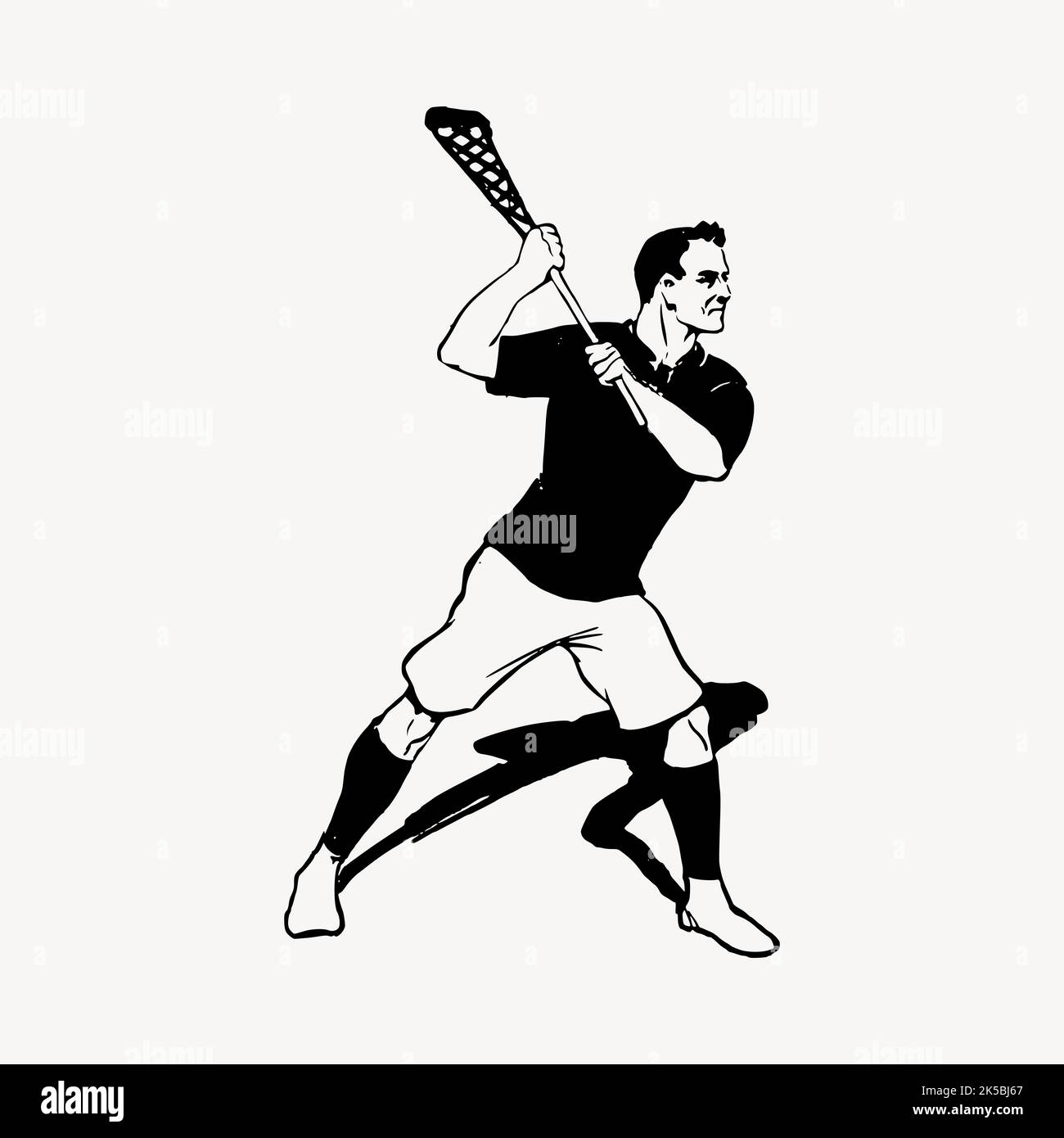 Lacrosse illustration hi-res stock photography and images - Alamy