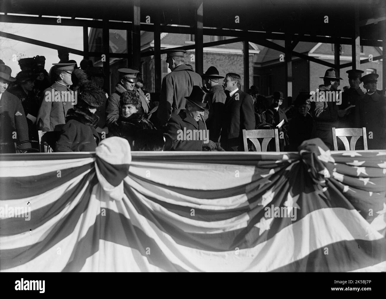 Woodrow Wilson, Fort Myer Officers' Training School, 1917. First World ...