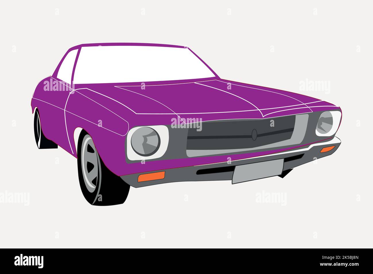 Classic car clipart, illustration vector Stock Vector Image & Art - Alamy