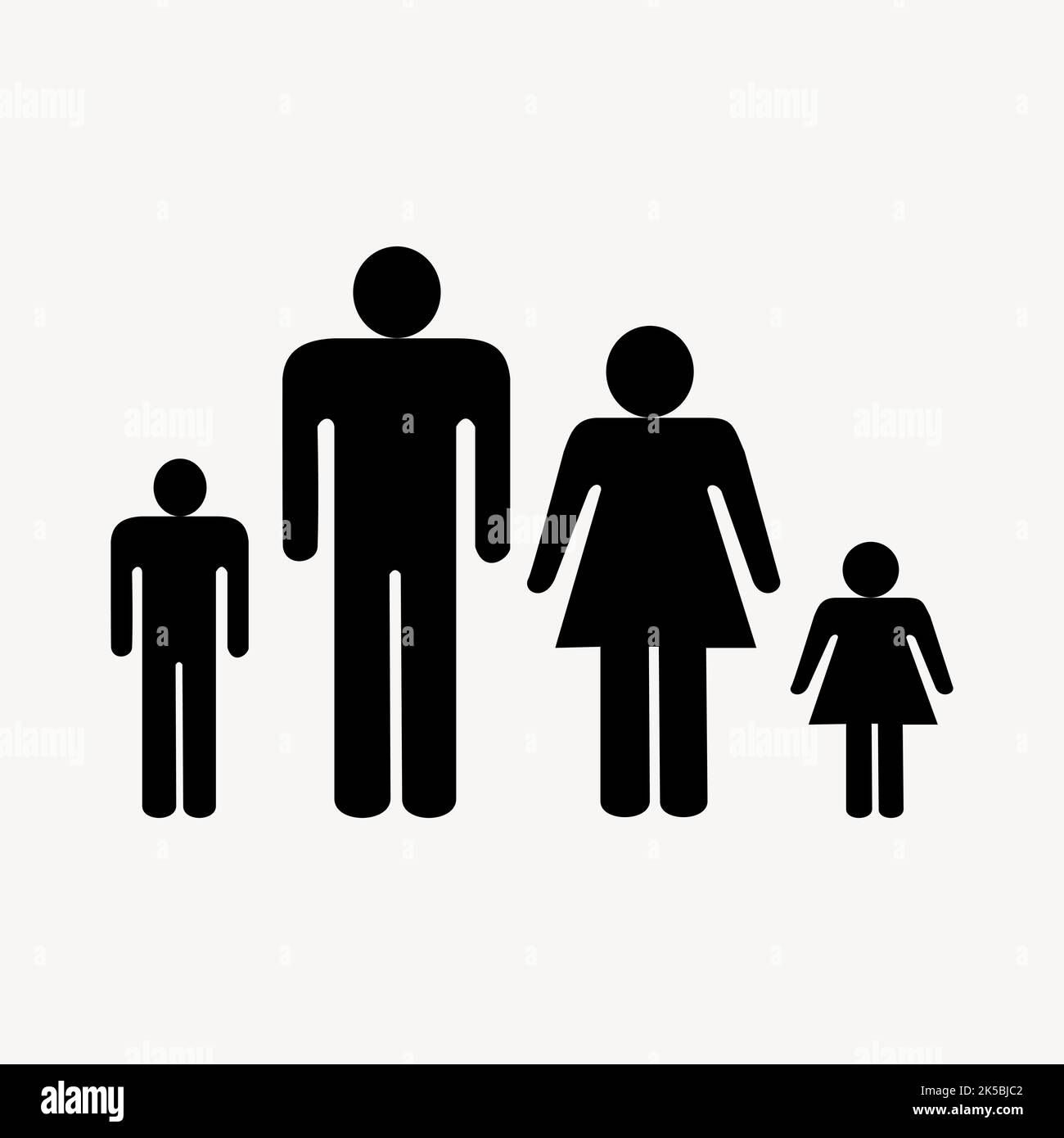 Family symbol collage element illustration vector Stock Vector Image ...