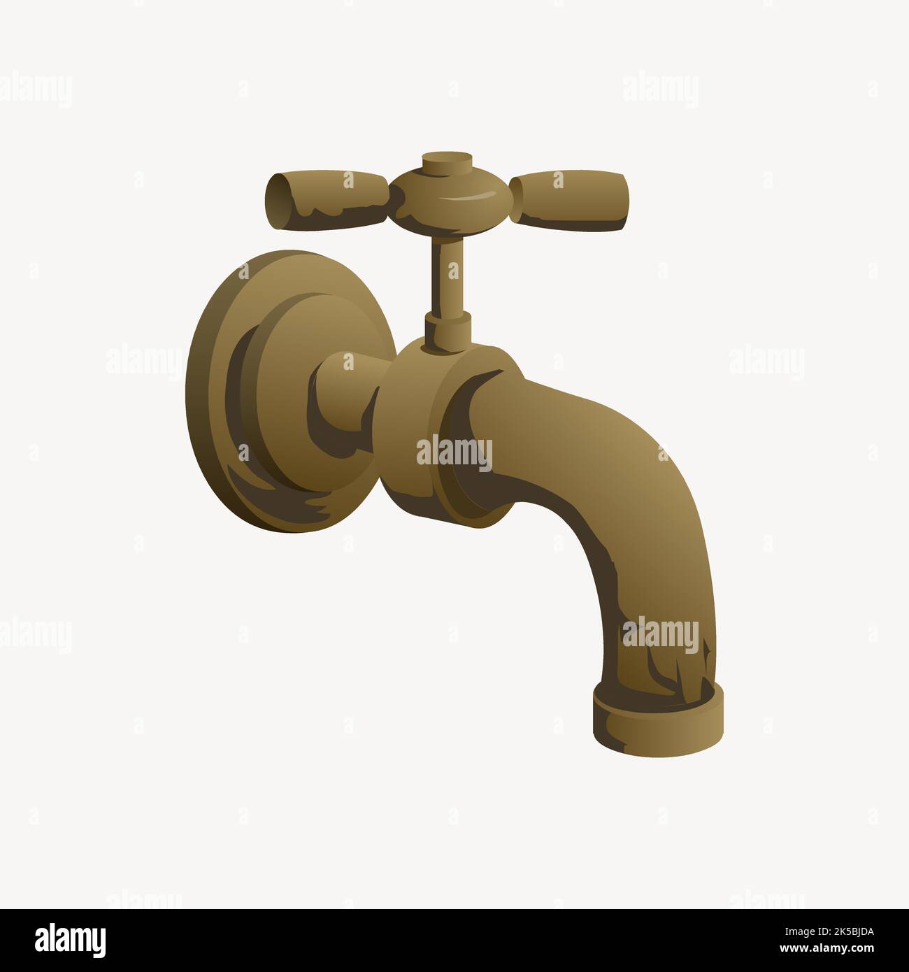 Faucet, object clipart, Glitch game illustration vector Stock Vector ...