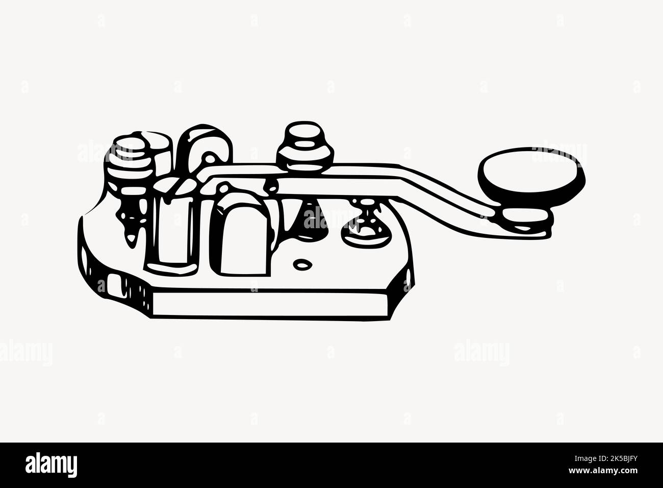 Telegraph collage element illustration vector Stock Vector Image & Art ...