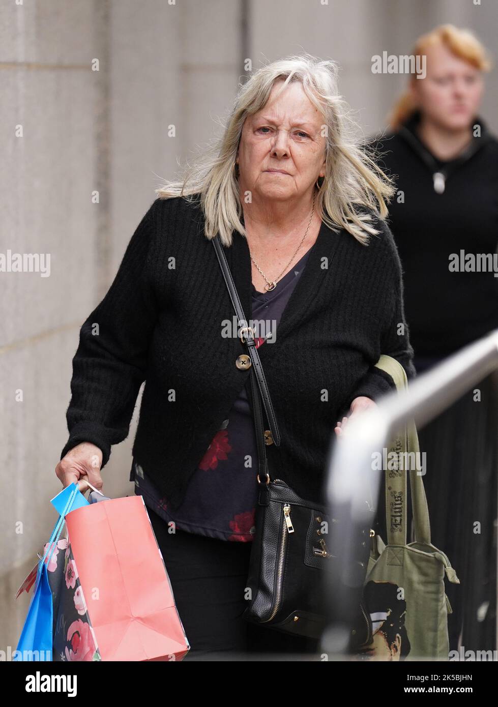 Anita Markham, the mother of murder victim James Markham, 45, arriving ...