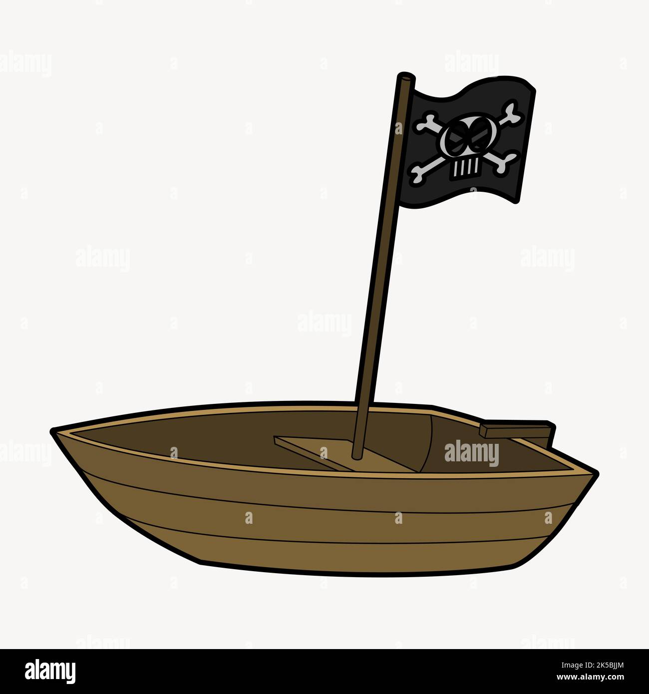 Pirate boat clipart, illustration vector Stock Vector Image & Art - Alamy