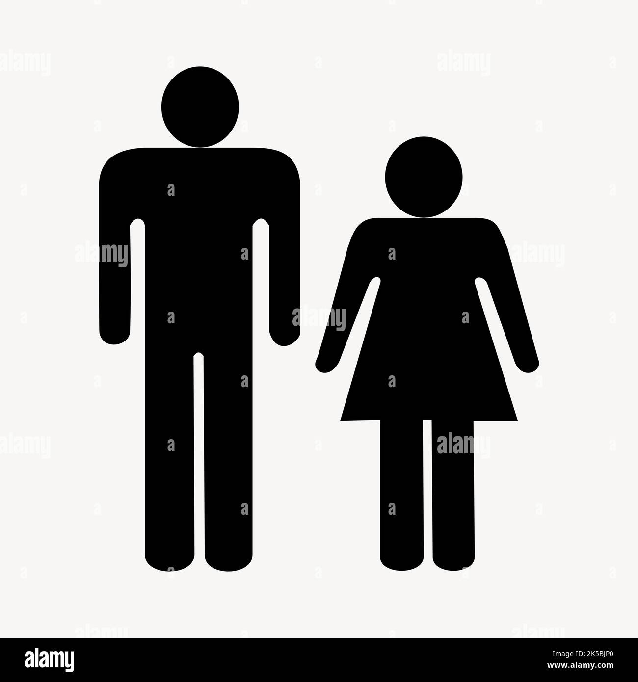 Man And Woman Symbol Collage Element Illustration Vector Stock Vector 6484