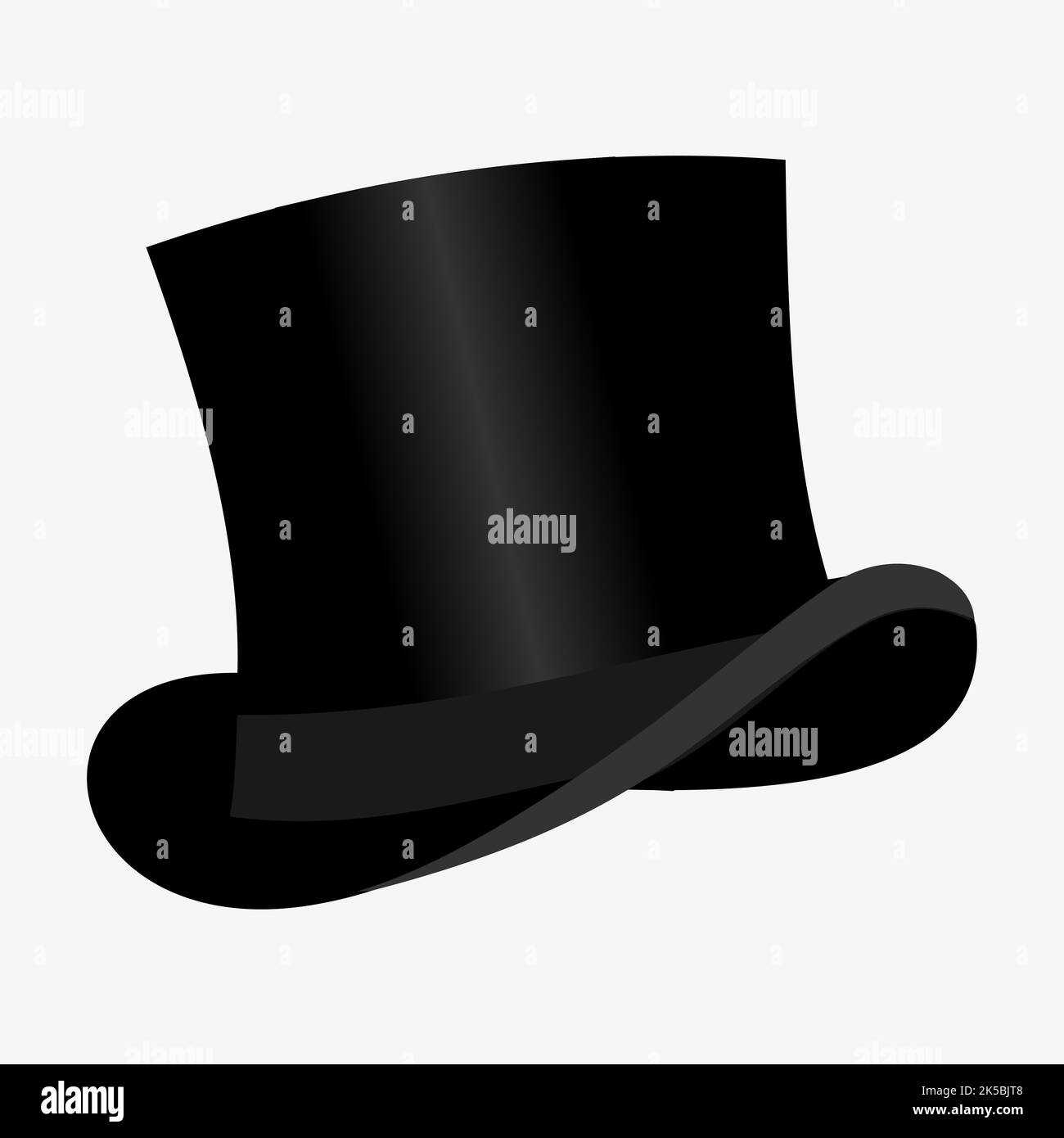 Top hat clipart, illustration vector Stock Vector Image & Art - Alamy