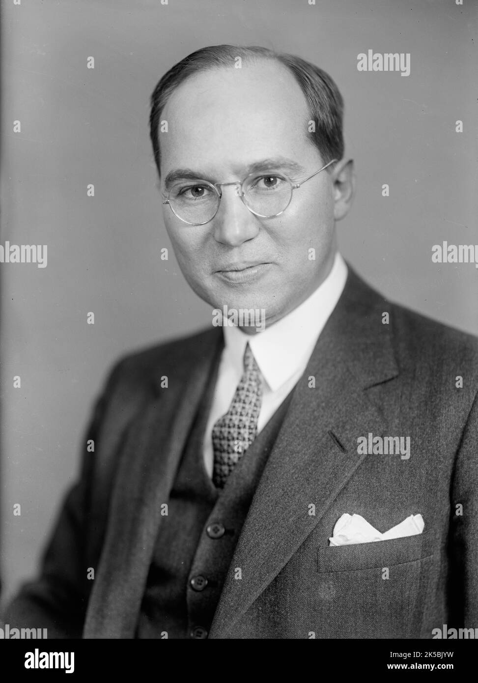 John W. Barriger III - Portrait, 1936. US businessman, railroad ...