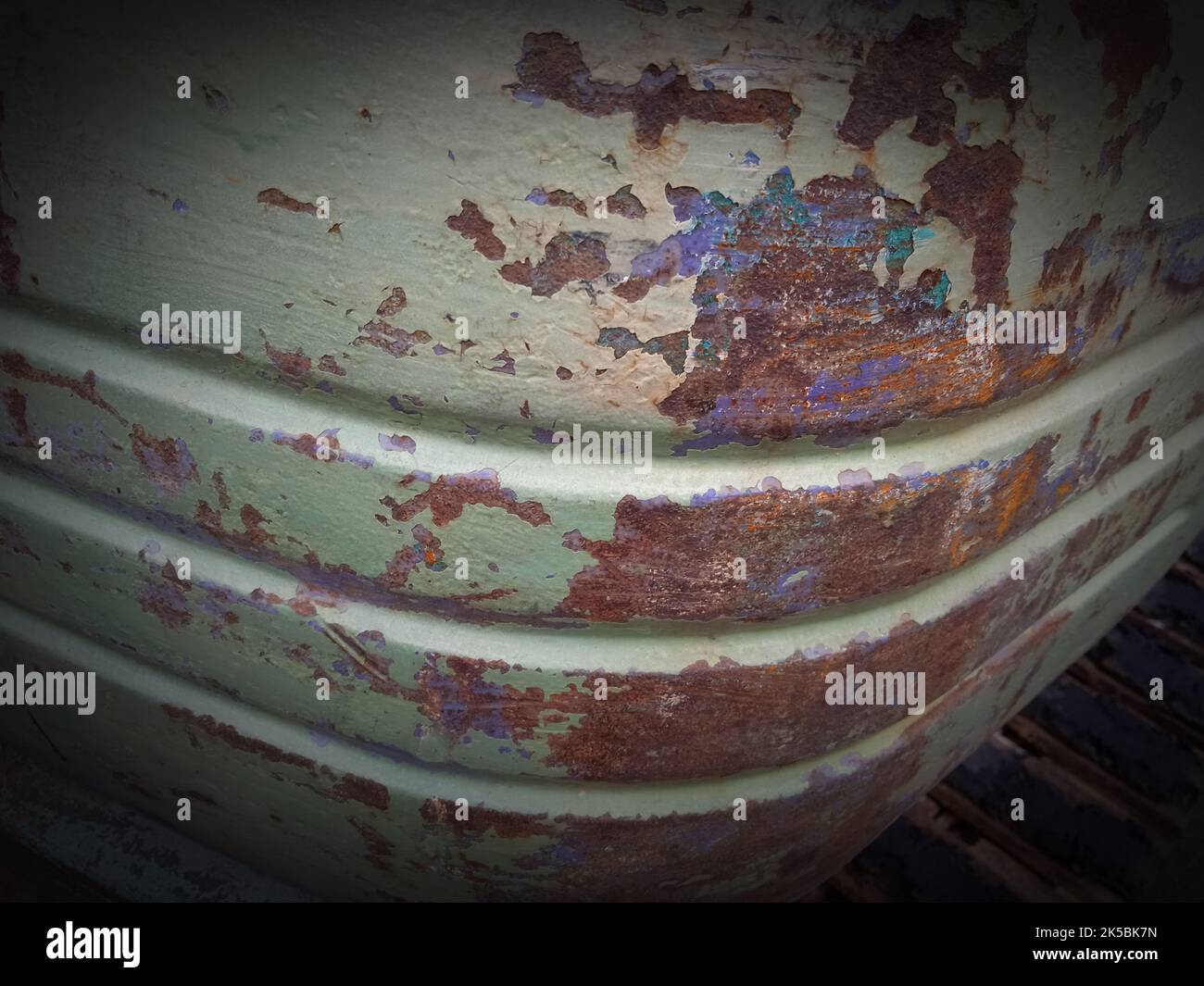 The surface of the steel plate is rusted Stock Photo - Alamy