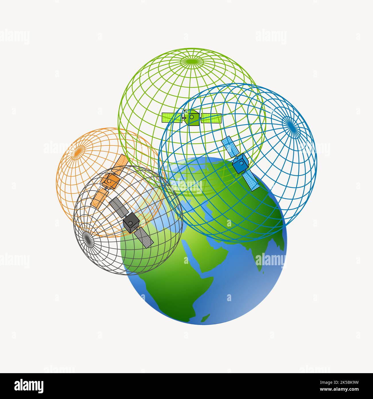 Global network collage element illustration vector Stock Vector Image ...