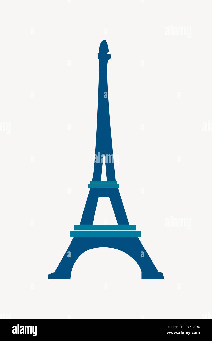Eiffel Tower clipart, illustration vector Stock Vector Image & Art - Alamy