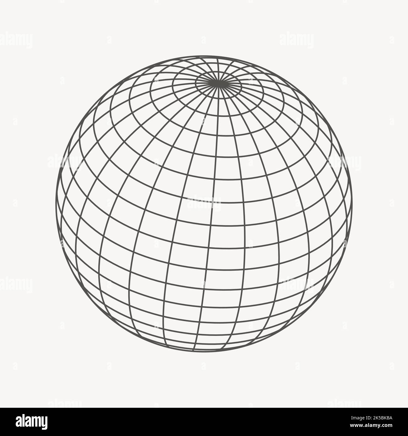 Grid globe collage element illustration vector Stock Vector Image & Art ...