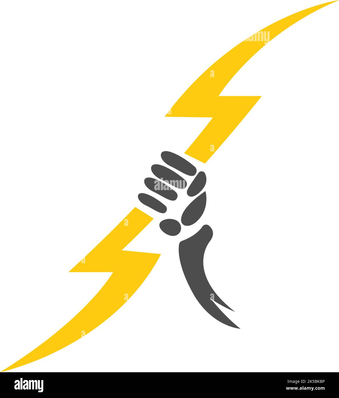 Lightning logo icon design illustration template Stock Vector Image ...