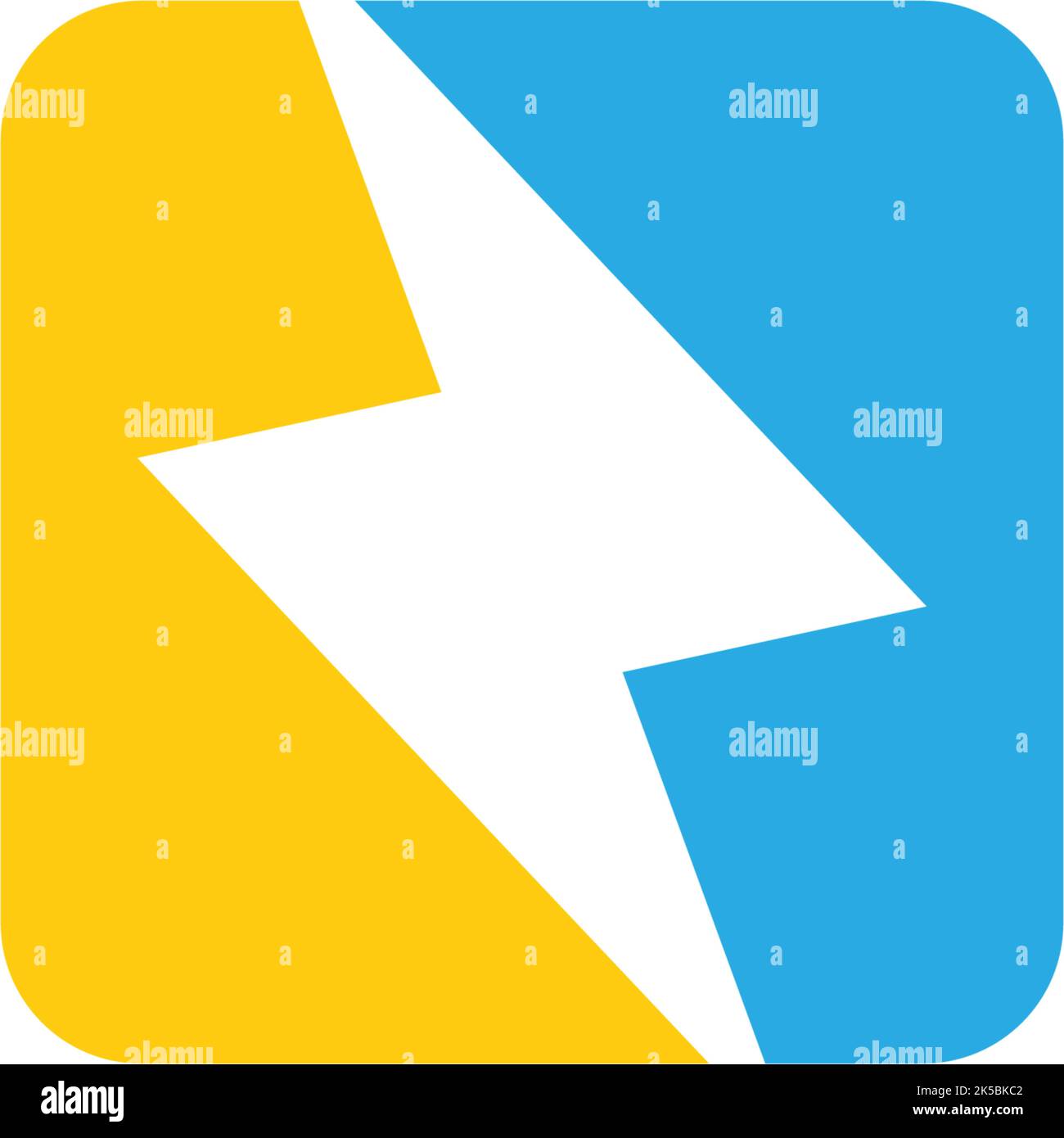 Lightning logo icon design illustration template Stock Vector Image ...