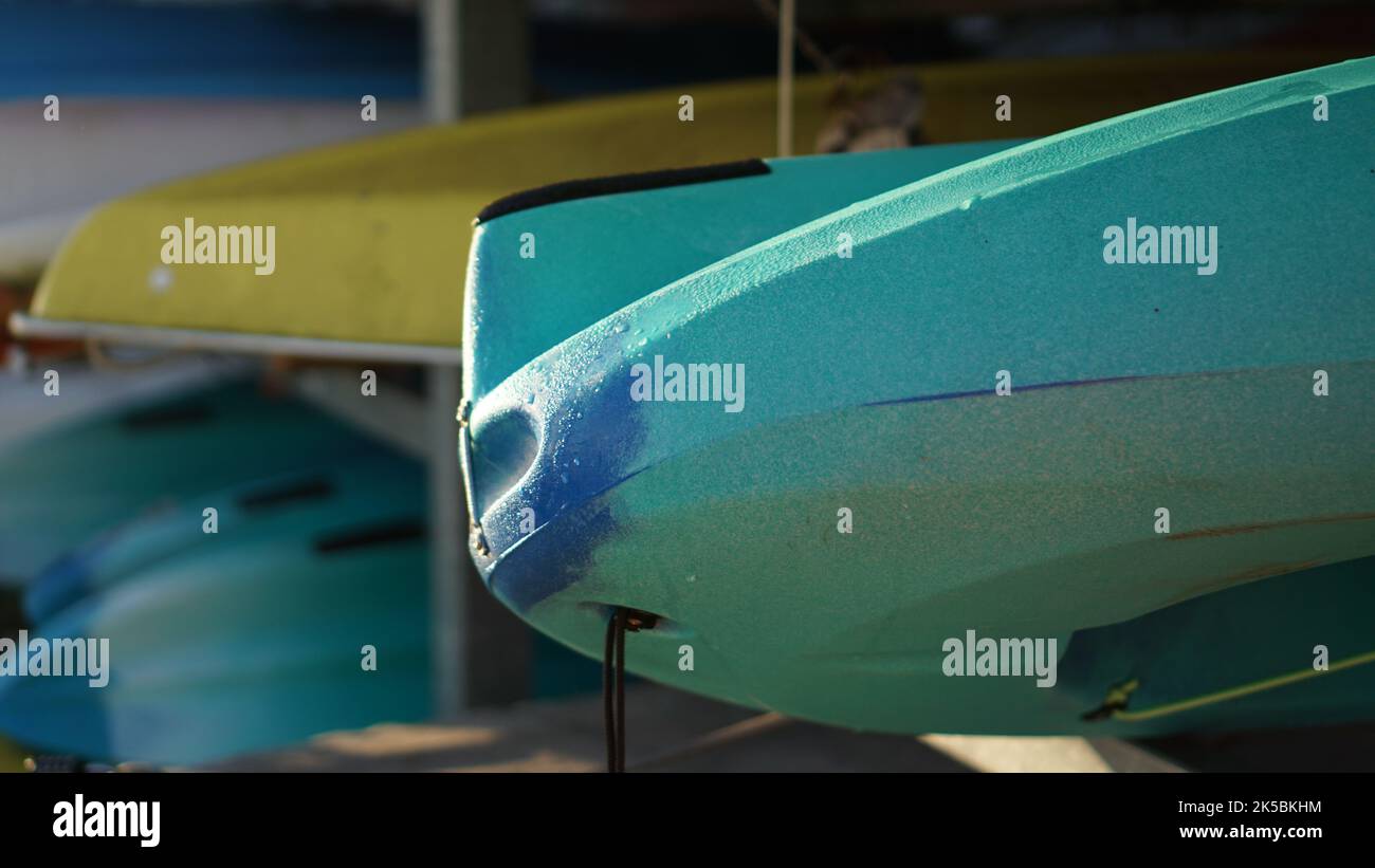Kayak rack hi-res stock photography and images - Alamy