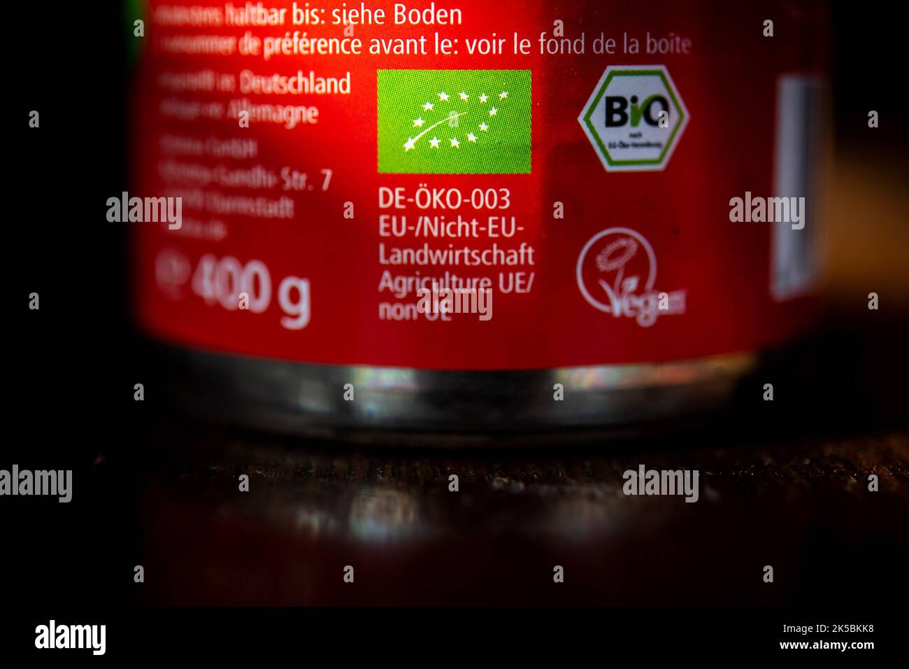 Eu organic logo hi-res stock photography and images - Alamy