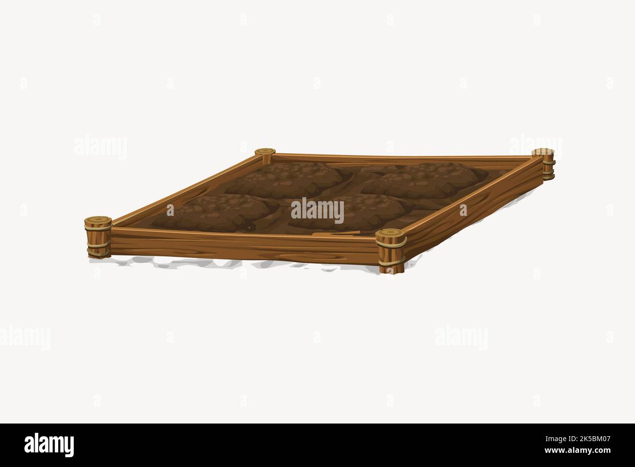 Planter box clipart, Glitch game illustration vector Stock Vector Image ...