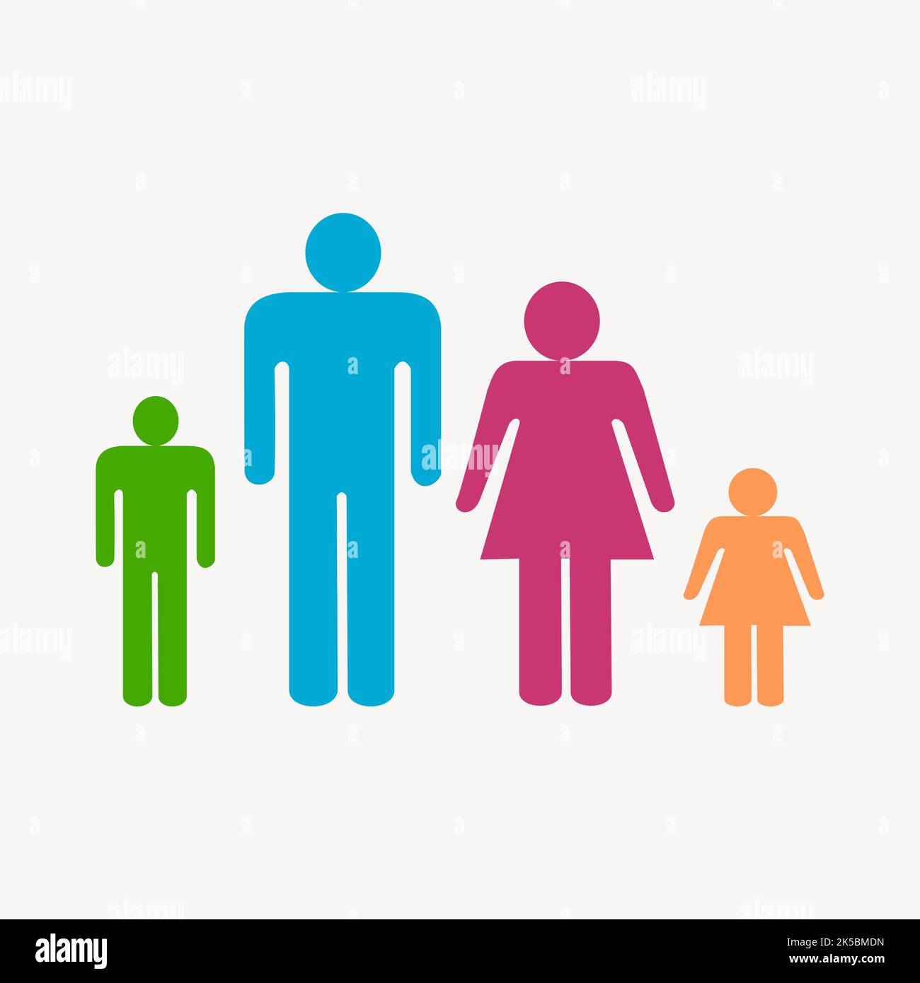 Family symbol collage element illustration vector Stock Vector Image ...