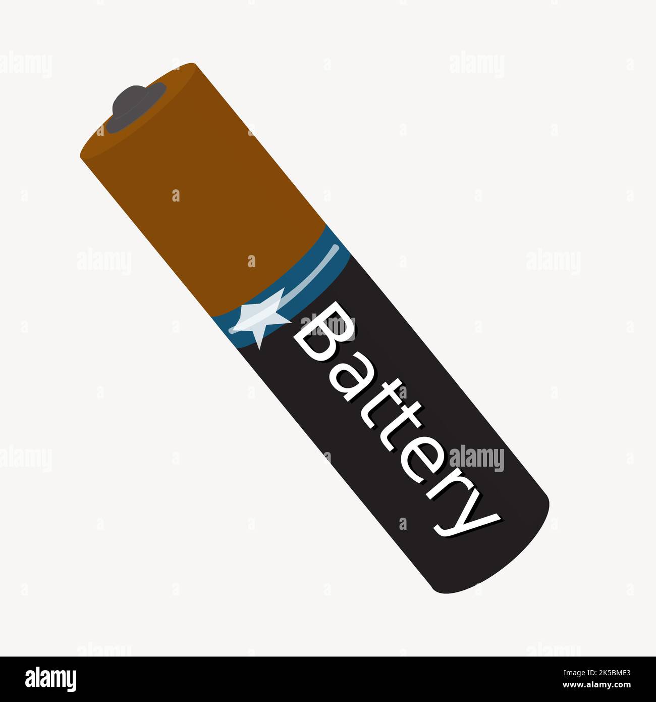 Battery AA collage element illustration vector Stock Vector Image & Art ...